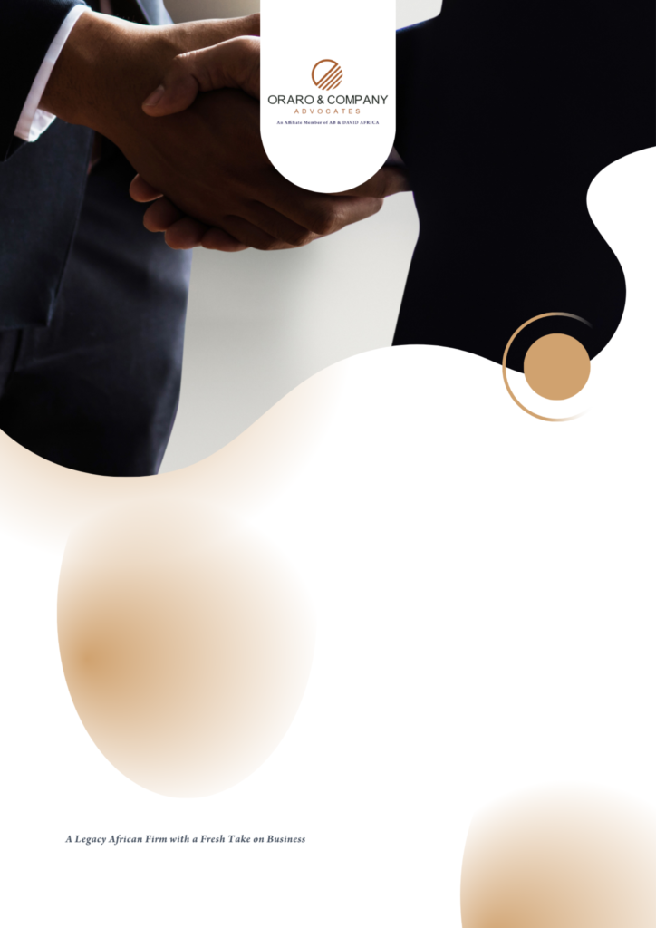 Private Client Brochure - Oraro & Company Advocates