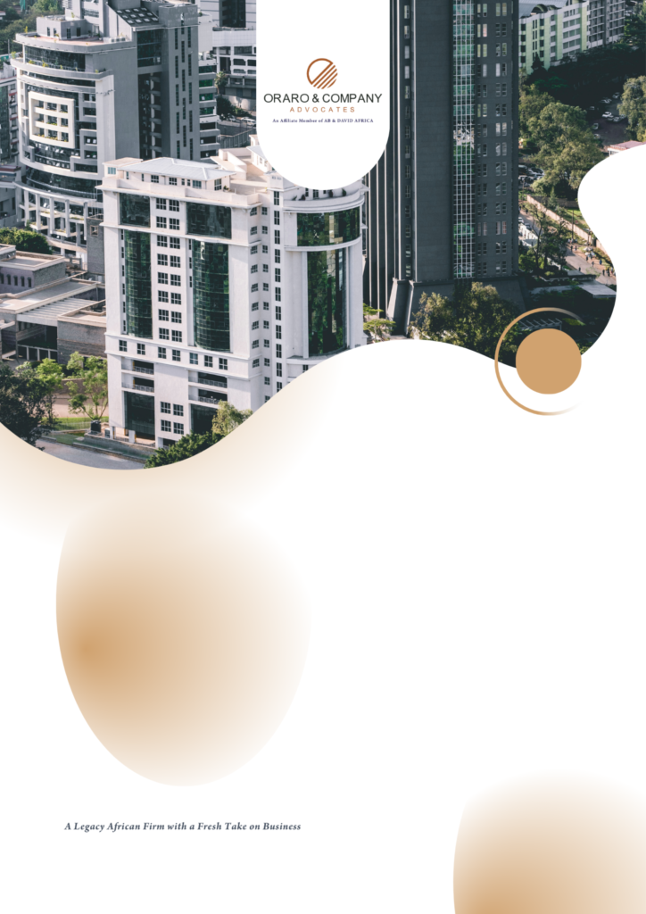 Corporate & Commercial Brochure - Oraro & Company Advocates